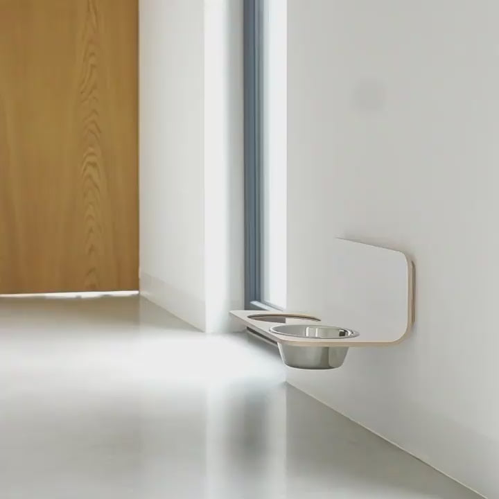 ARCO PORCELAIN DOG FEEDER STATION | מעמד אכילה מוגבהת לכלב – Bone Street